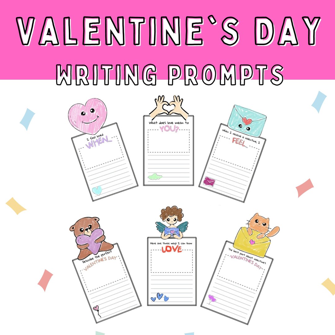 Valentine's Day Writing Activities - Etsy