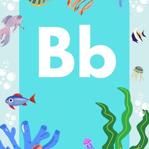 Ocean Alphabet Banner - Etsy