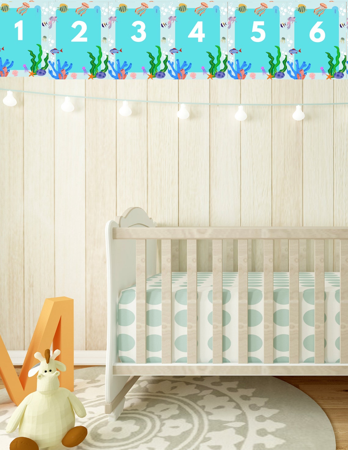 Ocean Number Chart Poster 1-20 - Etsy