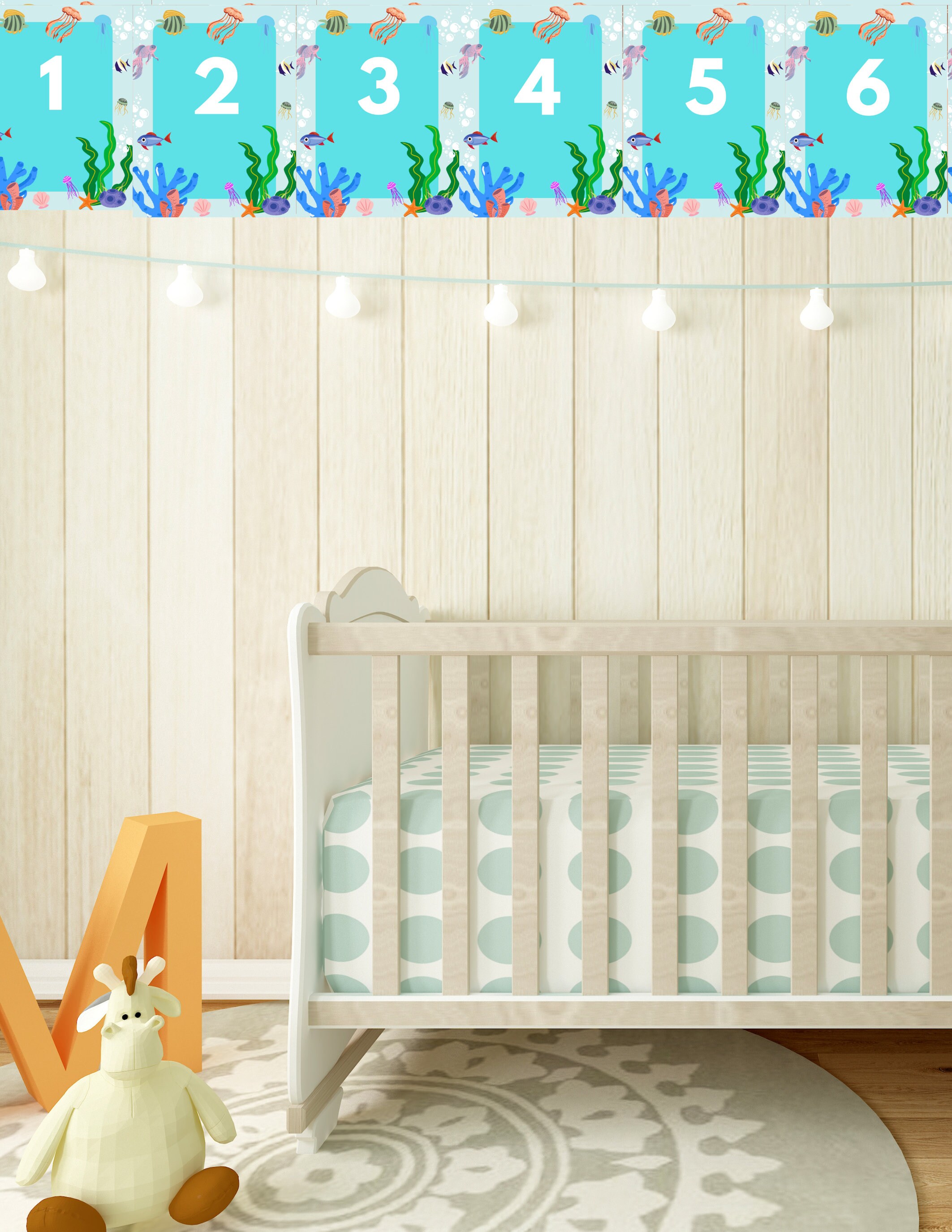 Ocean Number Chart Poster 1-20 - Etsy