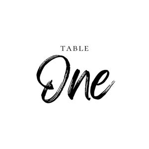 Table Numbers 1-15 | Instant Download | Wedding Table Numbers | Party ...