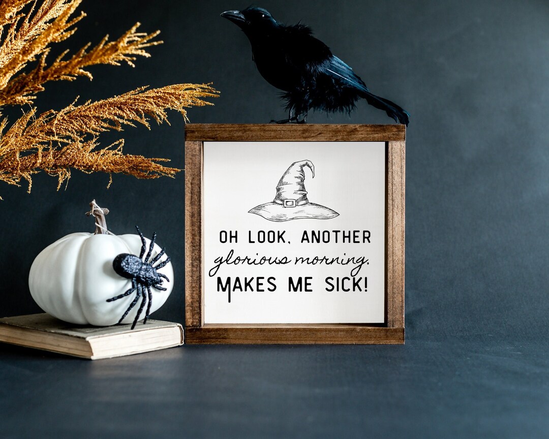 Oh Look Another Glorious Morning | 8x8 | Digital Print | Halloween ...