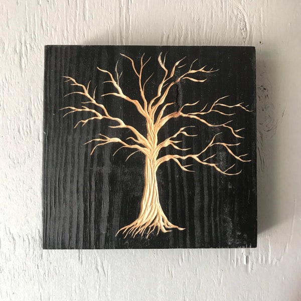 Carved Tree - Etsy