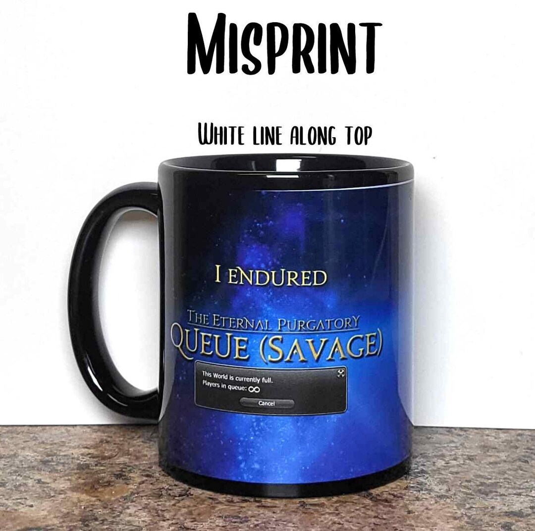 Misprint, FFXIV Error 2002, Ffxiv Queue - Etsy