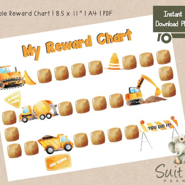 Blippi Reward Chart - Etsy