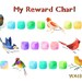 Bird Printable Kids Reward Chart Printable Spring Sticker Chart for ...