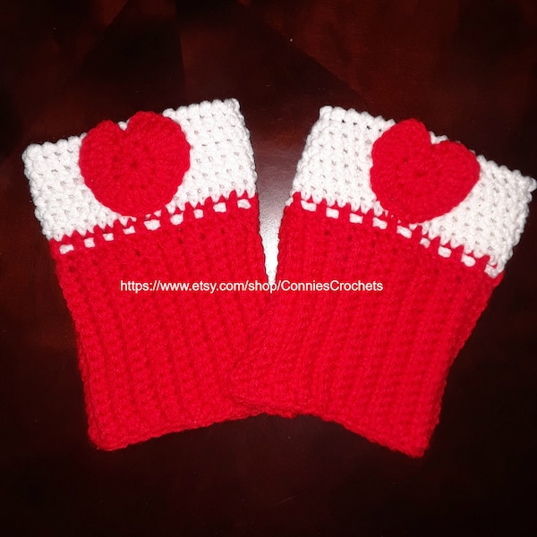 Red Boot Cuffs - Etsy