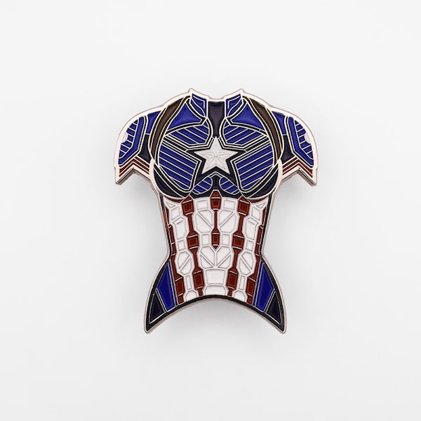 Captain America Pin - Etsy
