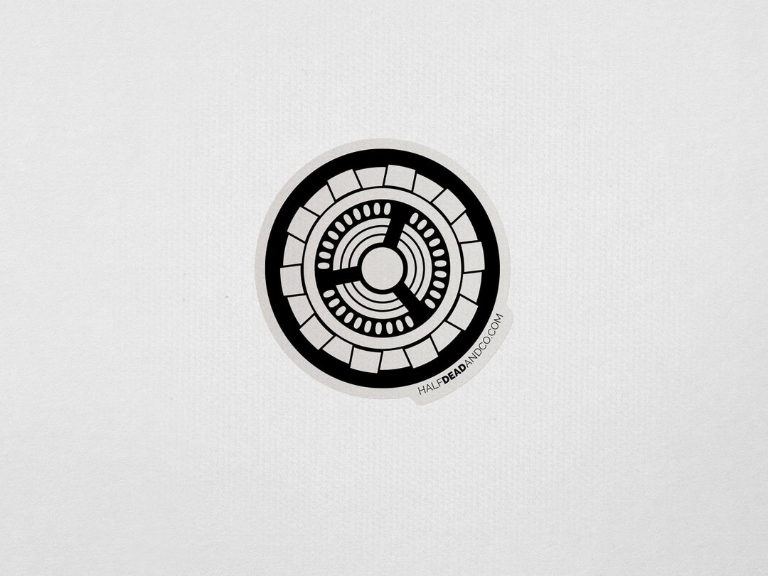 Clear Arc Reactor Sticker - Etsy