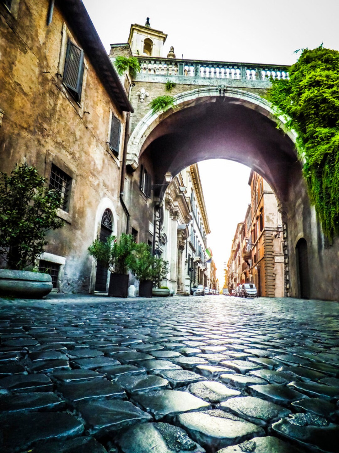 Rome Street Photography Print, Italian Archway, Canvas or Metal Art - Etsy