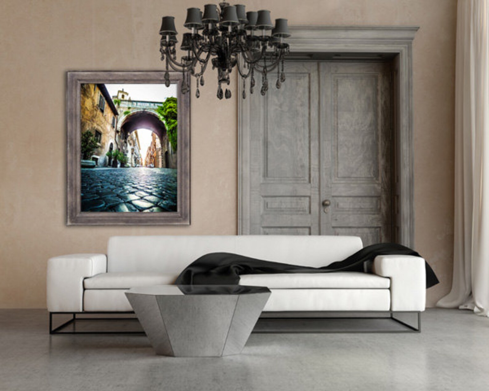 Rome Wall Art, Streets of Stone, Italy Art Print, Italian Decor, Large ...