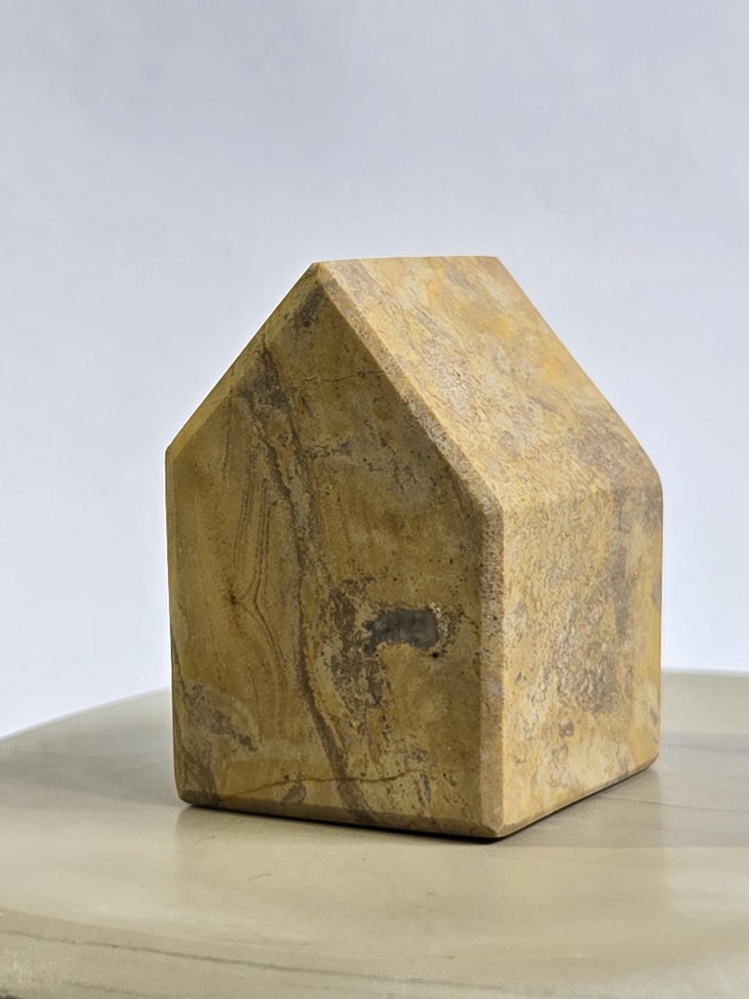 Hand Shaped Newfoundland Saltbox House Tiny House Made From Limestone ...
