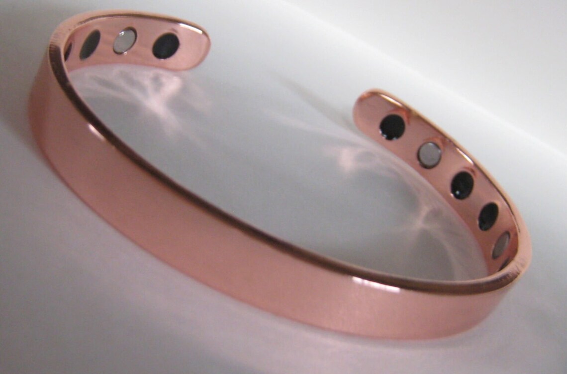 Copper Magnetic Bracelet Energy With Ions and Magnets - Etsy