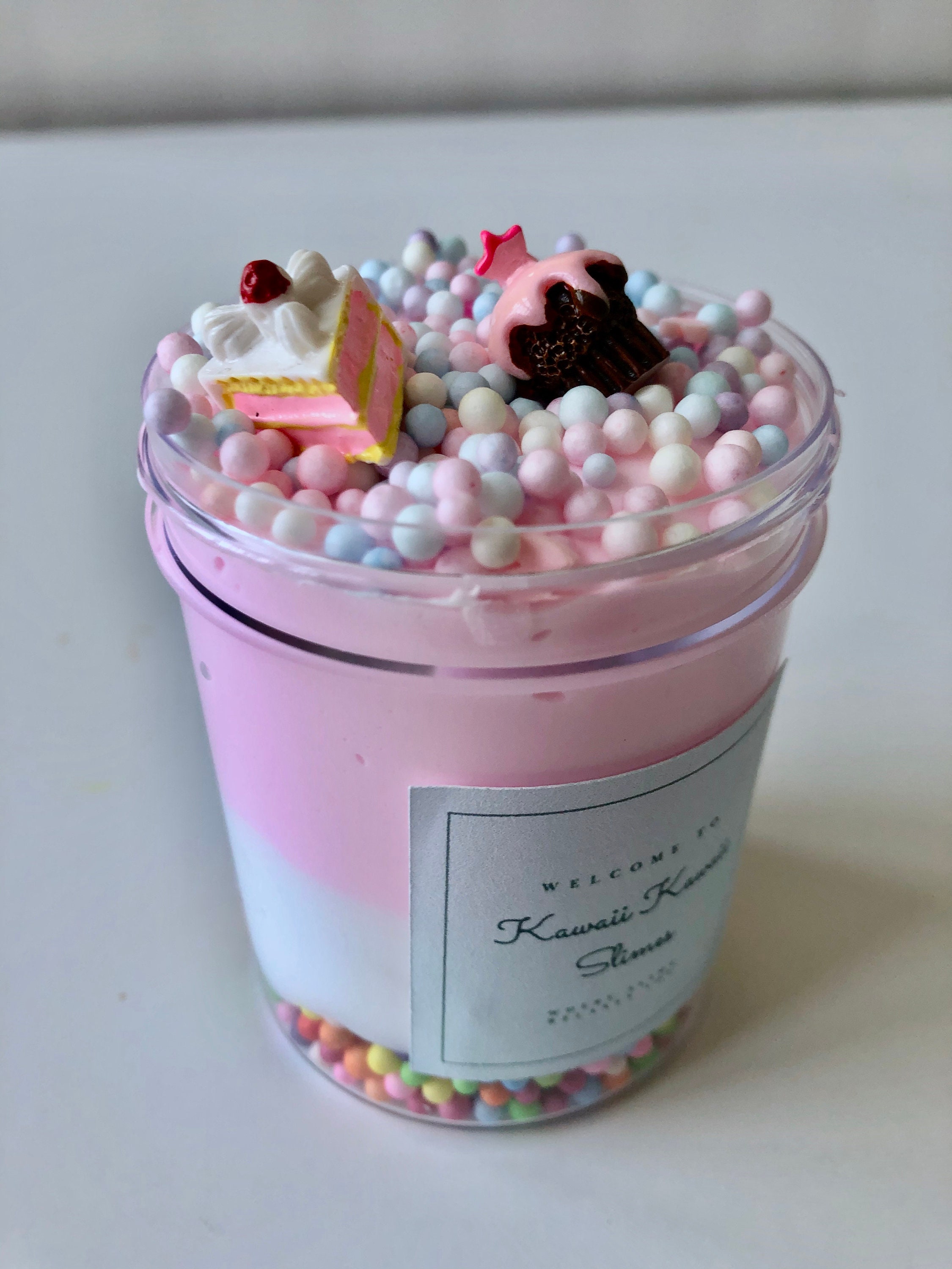 4oz Strawberry Shortcake Butter Slime With Shortcake and - Etsy
