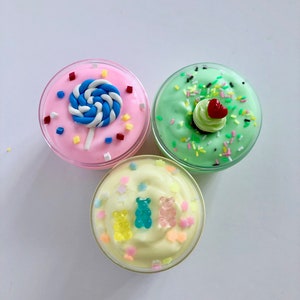 Sweets Butter Slime Set (2oz X 3) With Sweet Treat Package, Bottles of ...