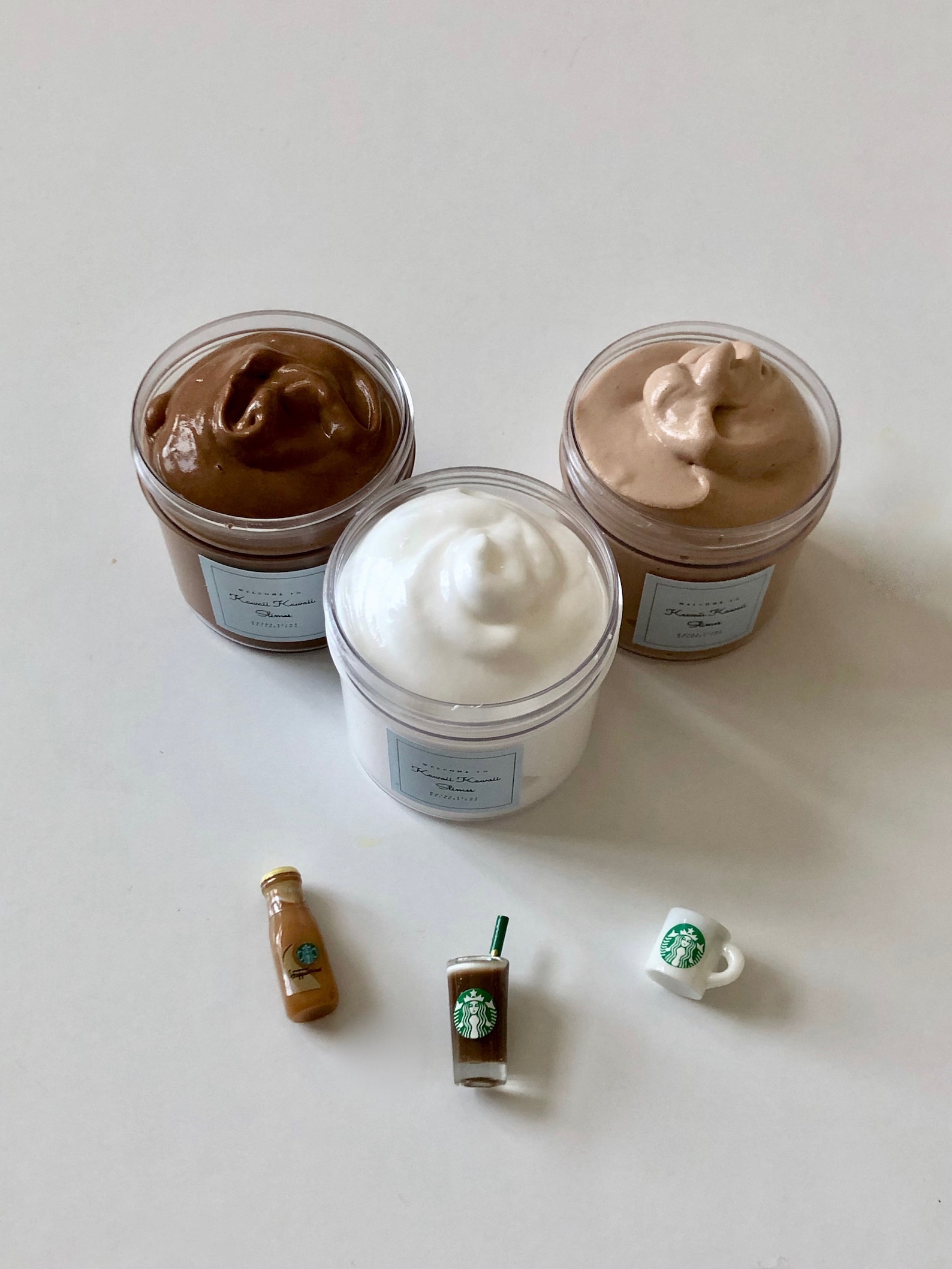 Coffee Lover Butter Slime Set 2oz x 3 with Free Mini Panda | Etsy