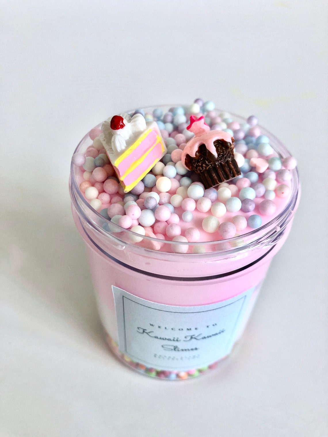 4oz Strawberry Shortcake Butter Slime With Shortcake and - Etsy