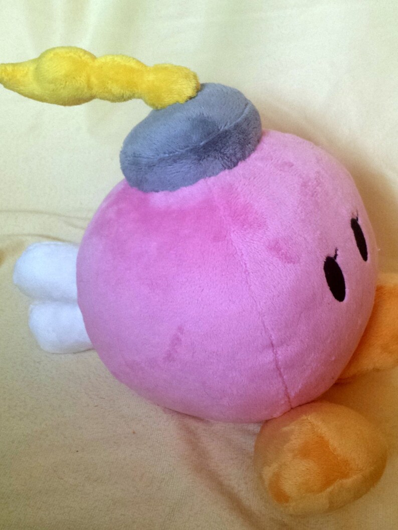 Paper Mario Bombette Plush | Etsy