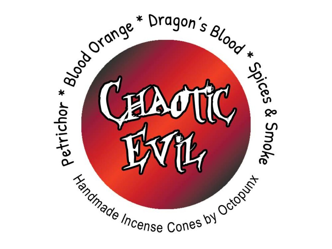 Chaotic Evil - RPG Inspired Citrus Spice and Dragon's Blood Incense ...