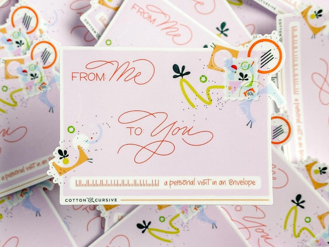 Envelope Sticker // Postage Stamp Sticker / Letter Writing / USPS ...