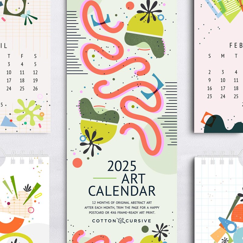 Modern Calendar - Etsy
