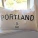 AREA CODE Pillow, City Pillow, Lumbar Pillow, Personalized - Etsy