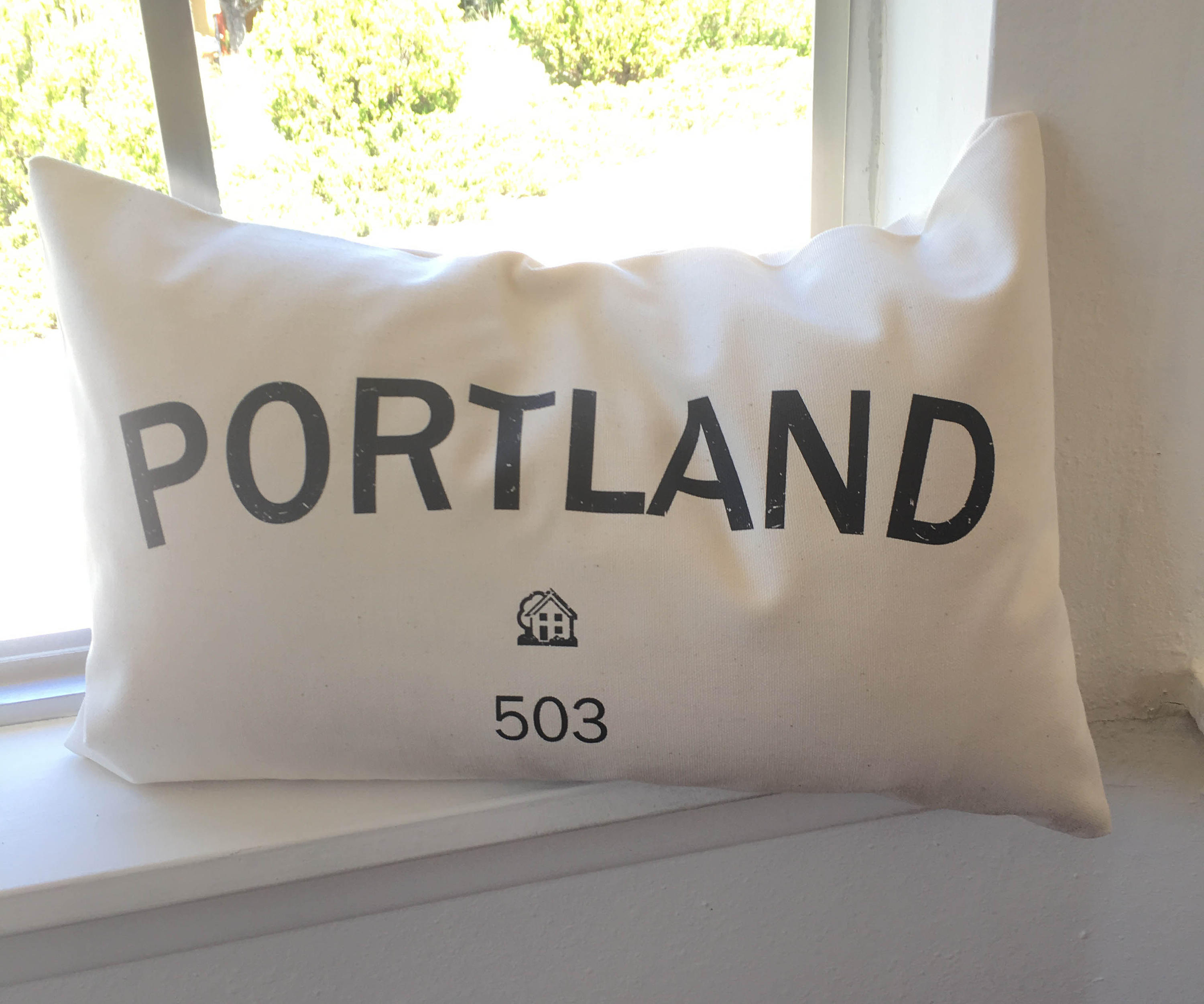 AREA CODE Pillow City Pillow Lumbar Pillow Personalized | Etsy