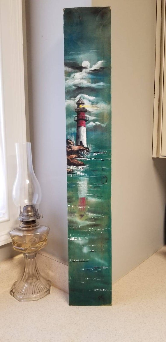 Handpainted Wood Wooden Plank Board Art Original Painting | Etsy