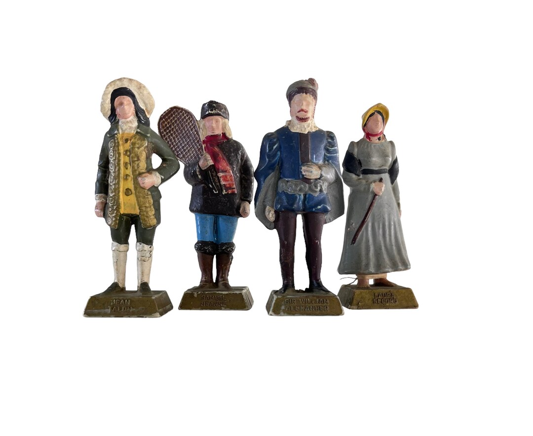Vintage Miniature Historical Figures Collectible Figurines Laura Secord ...