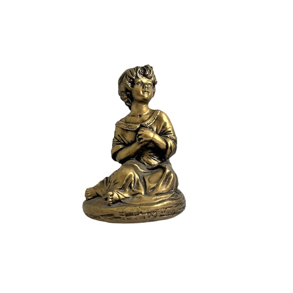 Sitting Girl Statue - Etsy