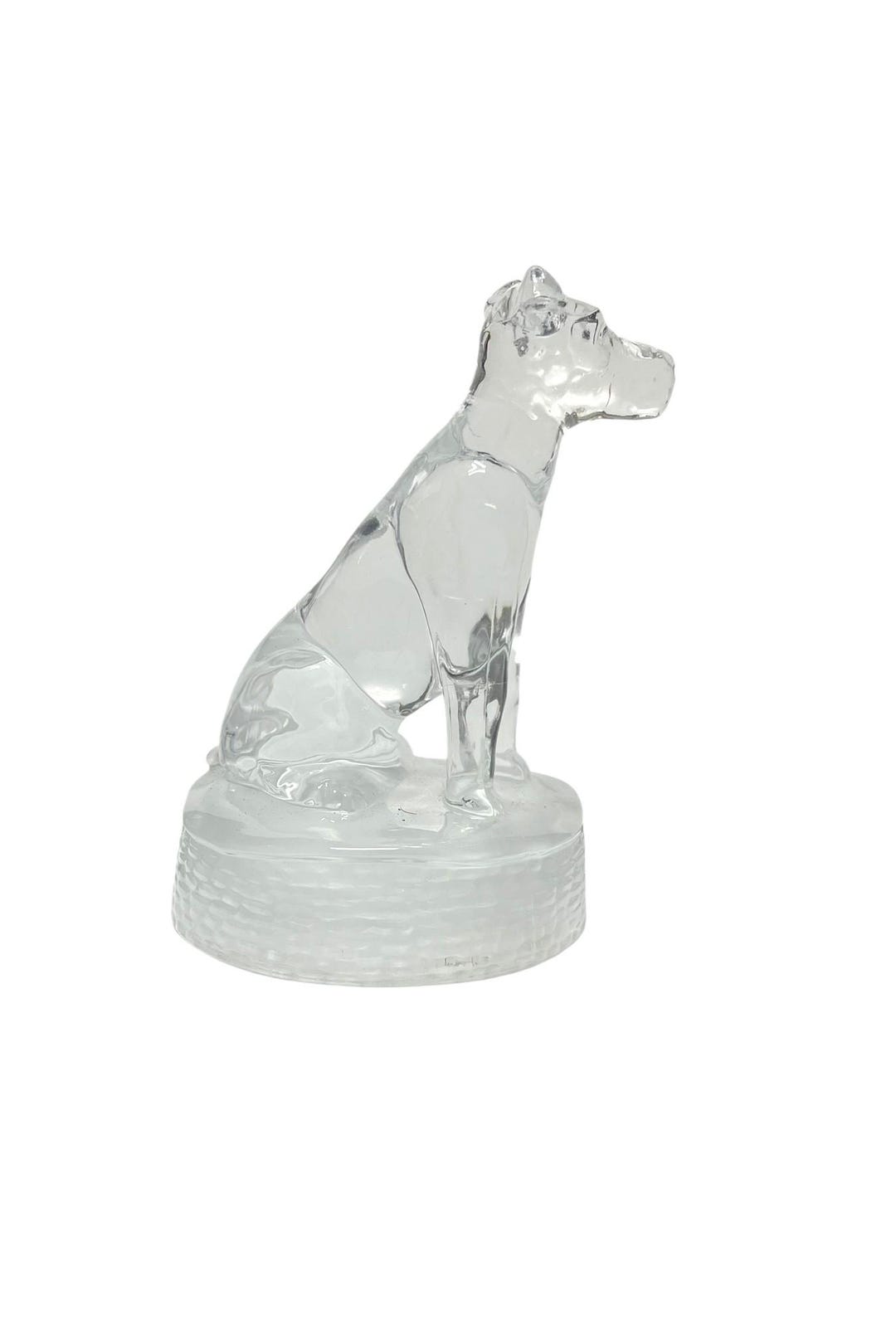 Vintage Cristal D'arques Lead Crystal Dog Figurine - Terrier ...