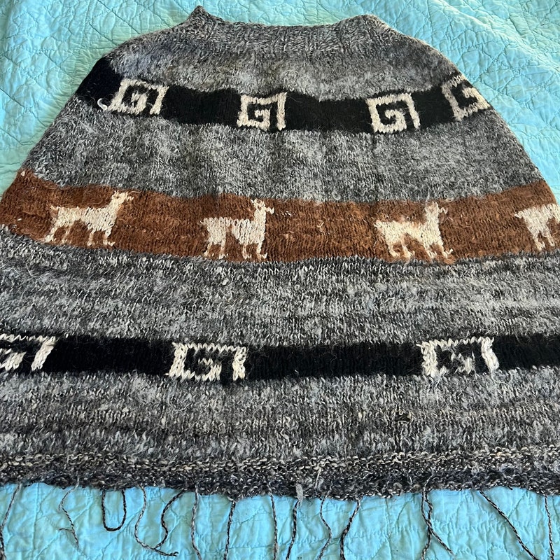 Peruvian Poncho - Etsy