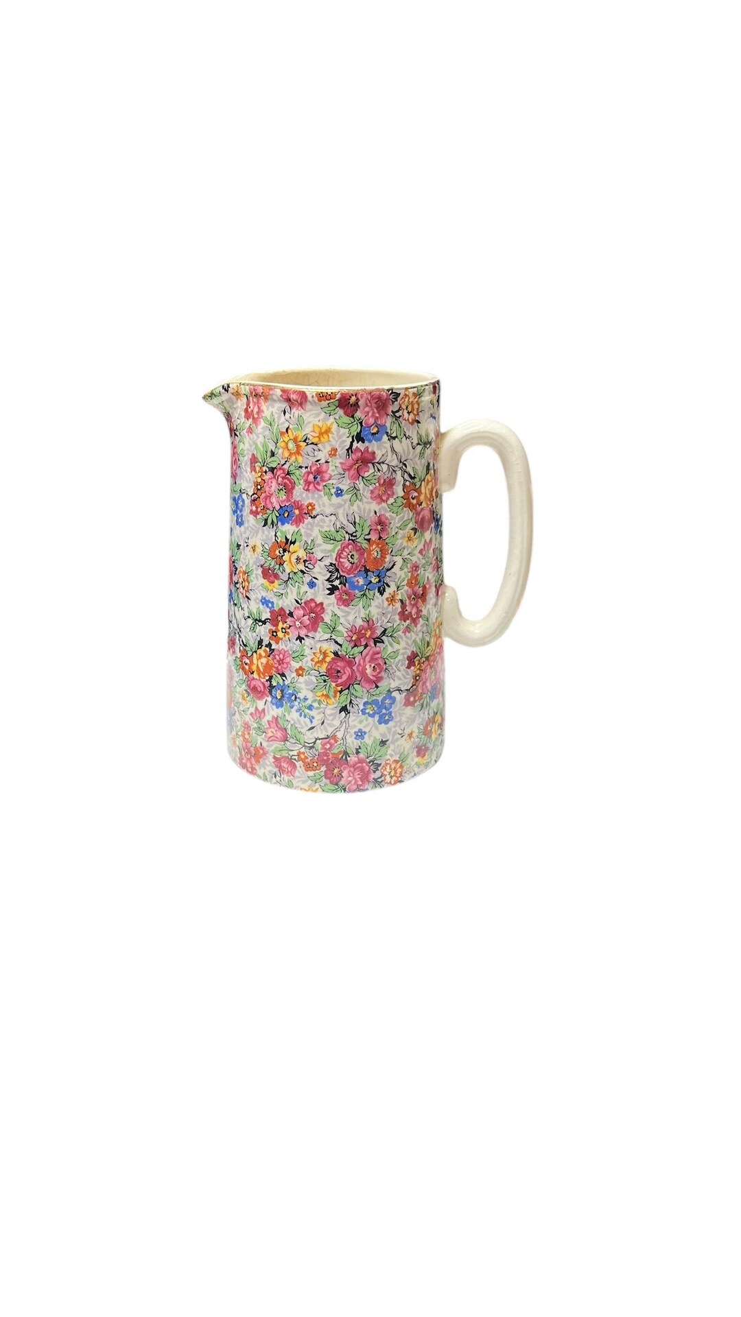 Vintage Lord Nelson Ware Floral Jug, English Pottery Pitcher - Etsy