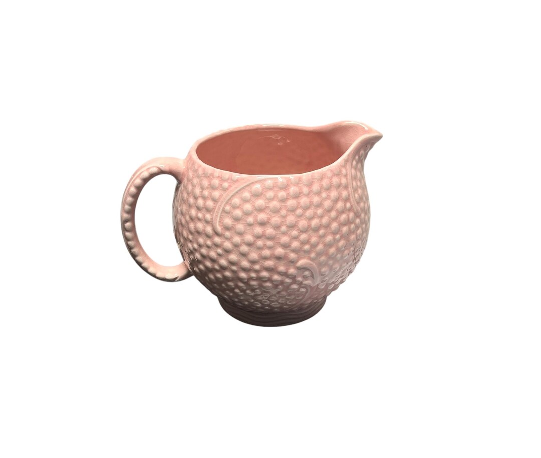 Vintage Milk Pitcher Pink Sylvac English Pottery Jug Sauce Pitcher Pink ...