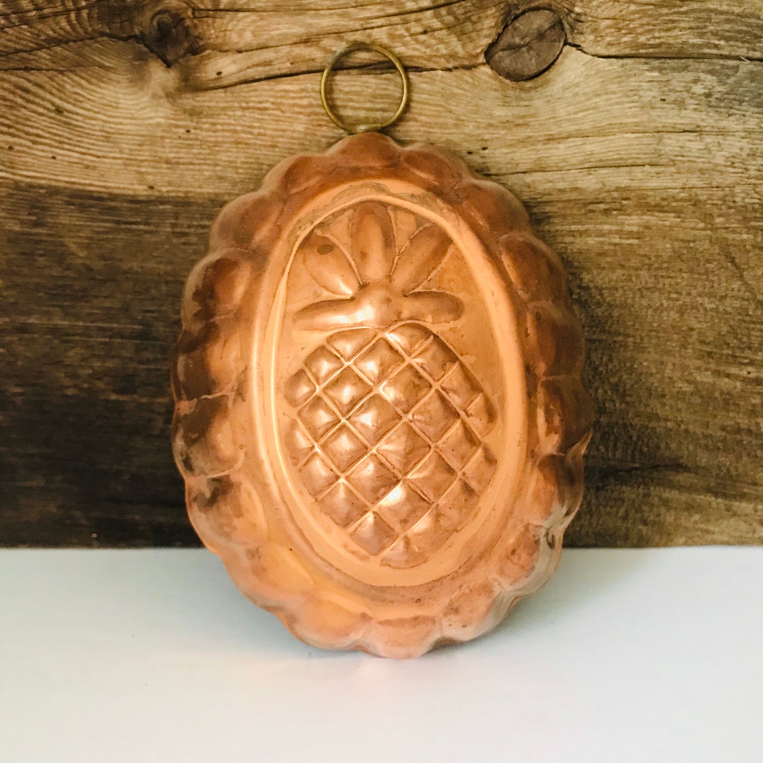 Vintage Copper Mold Jelly Mold Copper Kitchen Decor Hanging Copper ...