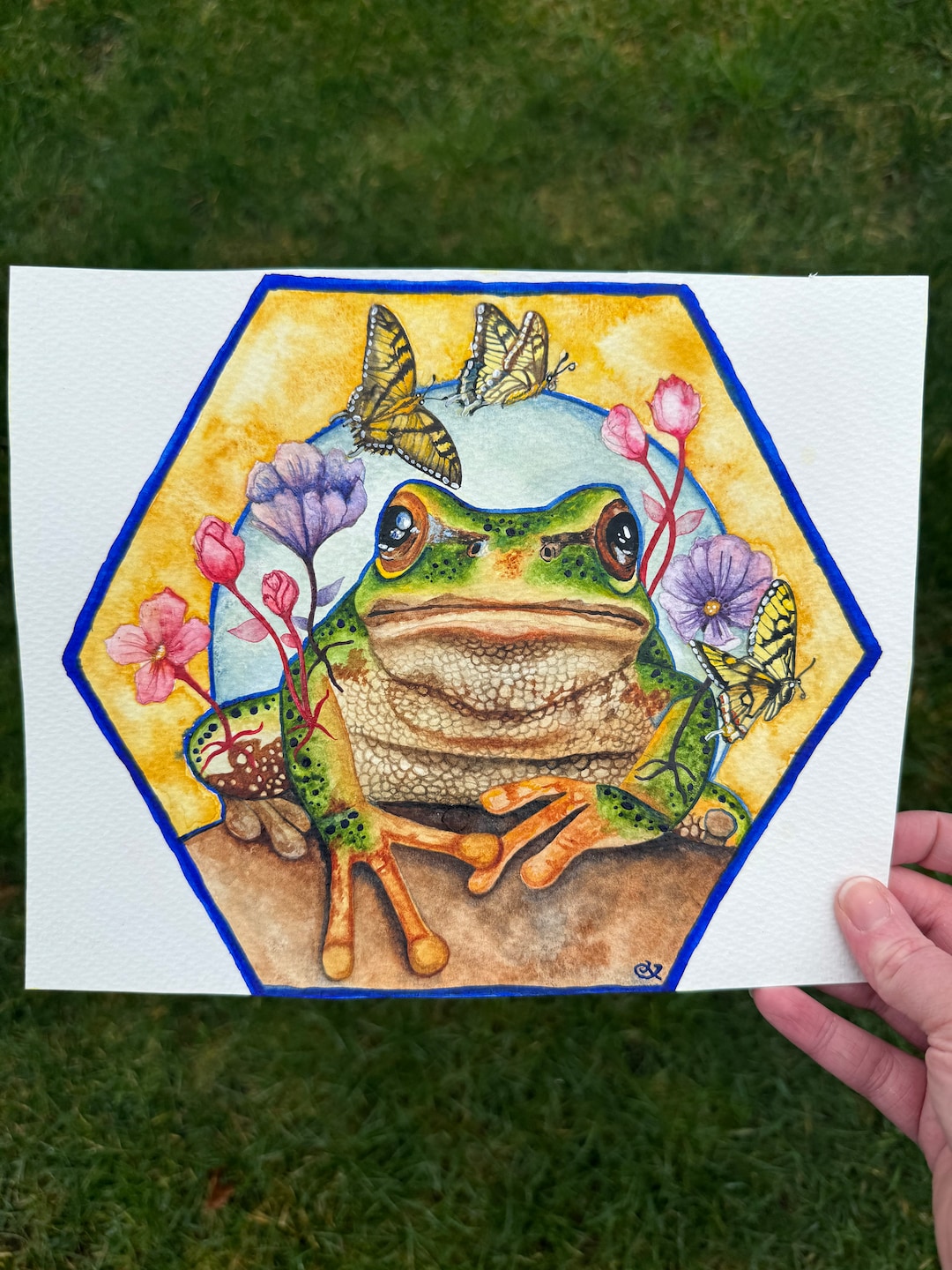 Awaken - Frog Watercolor - Etsy