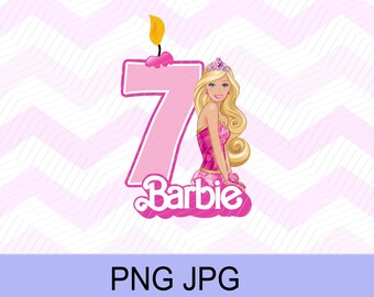 7th Barbie Svg - Etsy Ireland