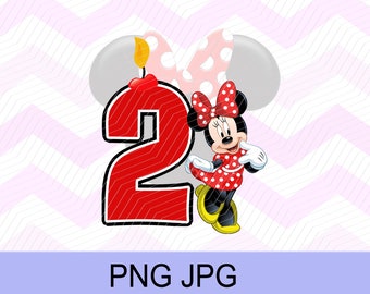 Minnie Number 2 - Etsy