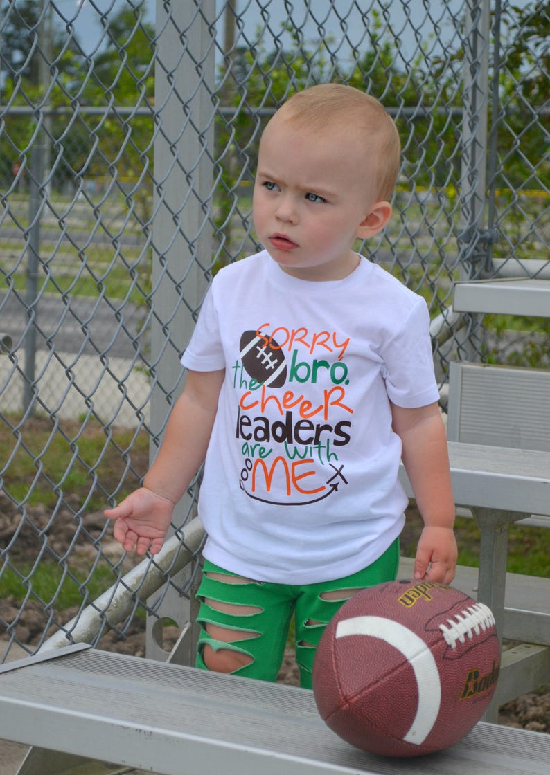 Sorry Bro the Cheerleaders Are With Me Shirt or Bodysuit | Etsy