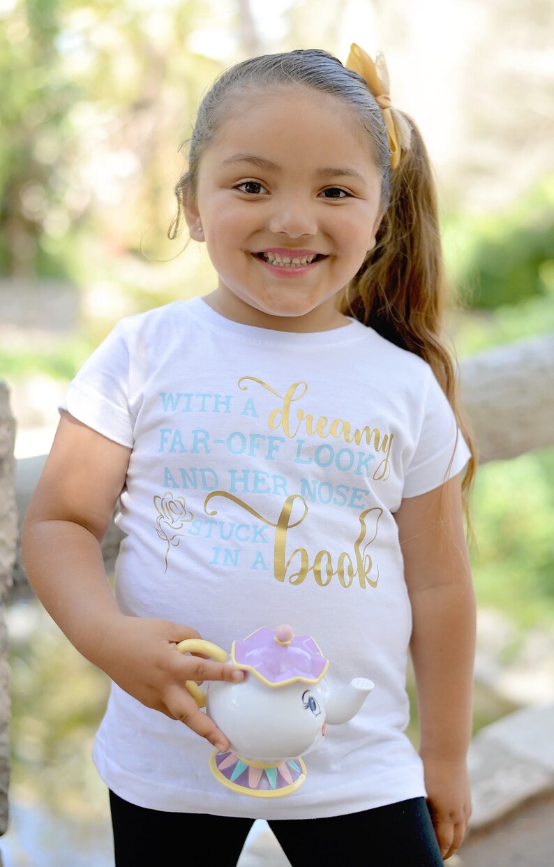With a Dreamy Far off Look and Her Nose Stuck in a Book Shirt | Etsy