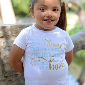 With a Dreamy Far off Look and Her Nose Stuck in a Book Shirt or ...