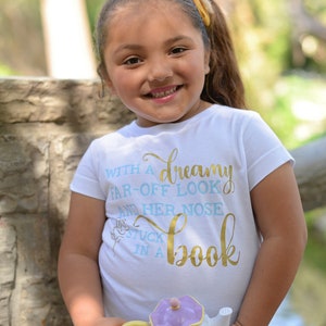 With a Dreamy Far off Look and Her Nose Stuck in a Book Shirt or ...