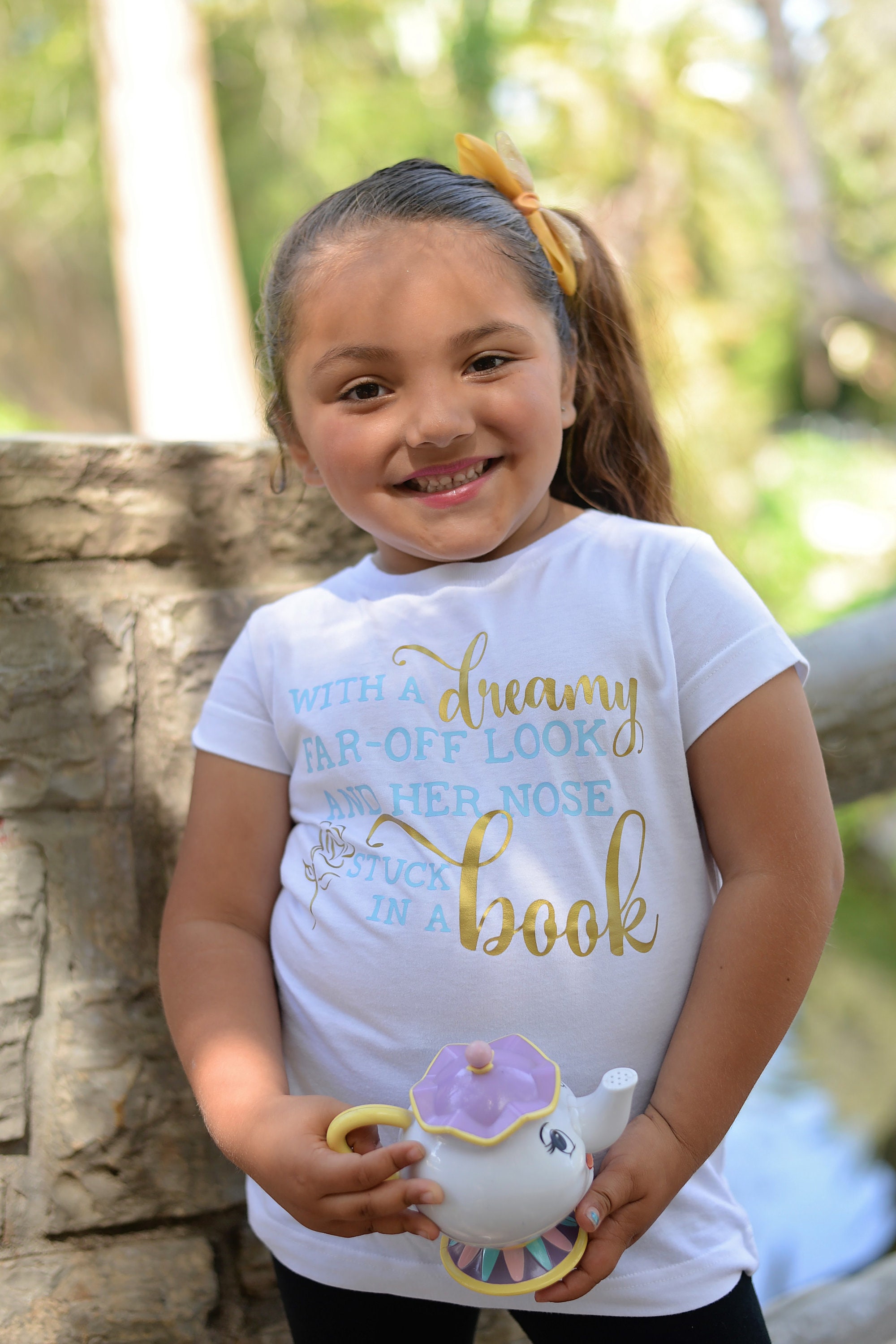 With a Dreamy Far Off Look and Her Nose Stuck in a Book Shirt | Etsy