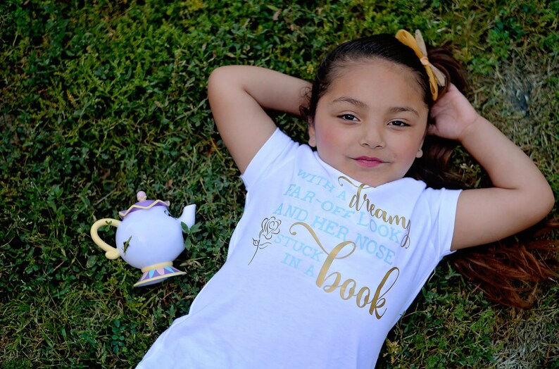 With a Dreamy Far off Look and Her Nose Stuck in a Book Shirt | Etsy