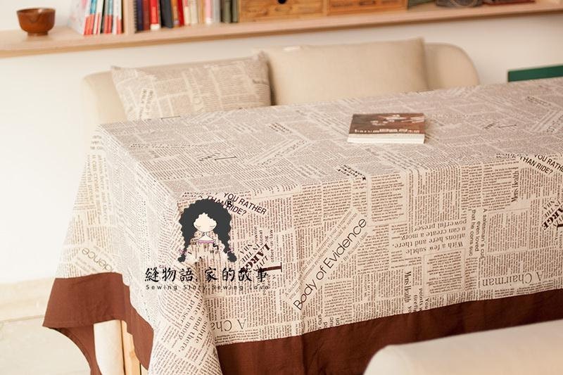 Vintage Newspaper Fabric Cotton Linen Fabric Retro English | Etsy