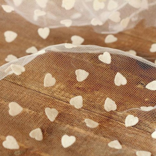 White Lace Fabric Embroidery Polka Dot Wedding Bridal Veil - Etsy