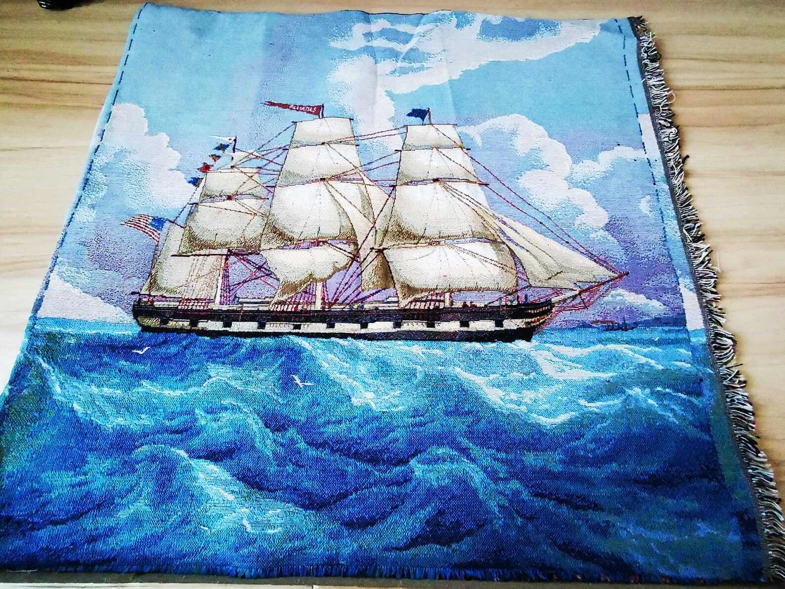 Vintage Voyage Navigation Sailing Fabric Linen Cotton Fabric | Etsy