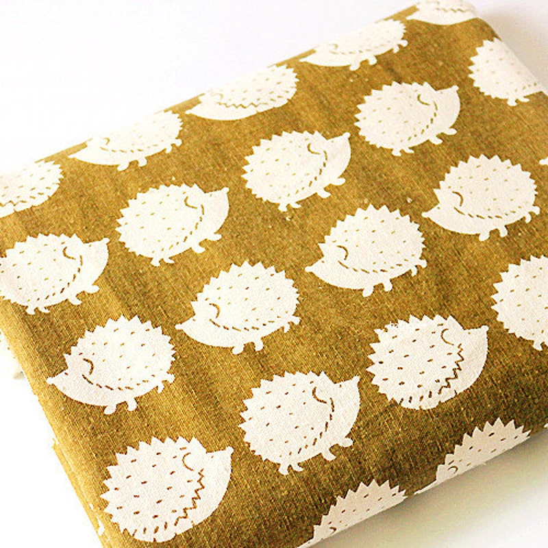 Hedgehog Fabric - Etsy