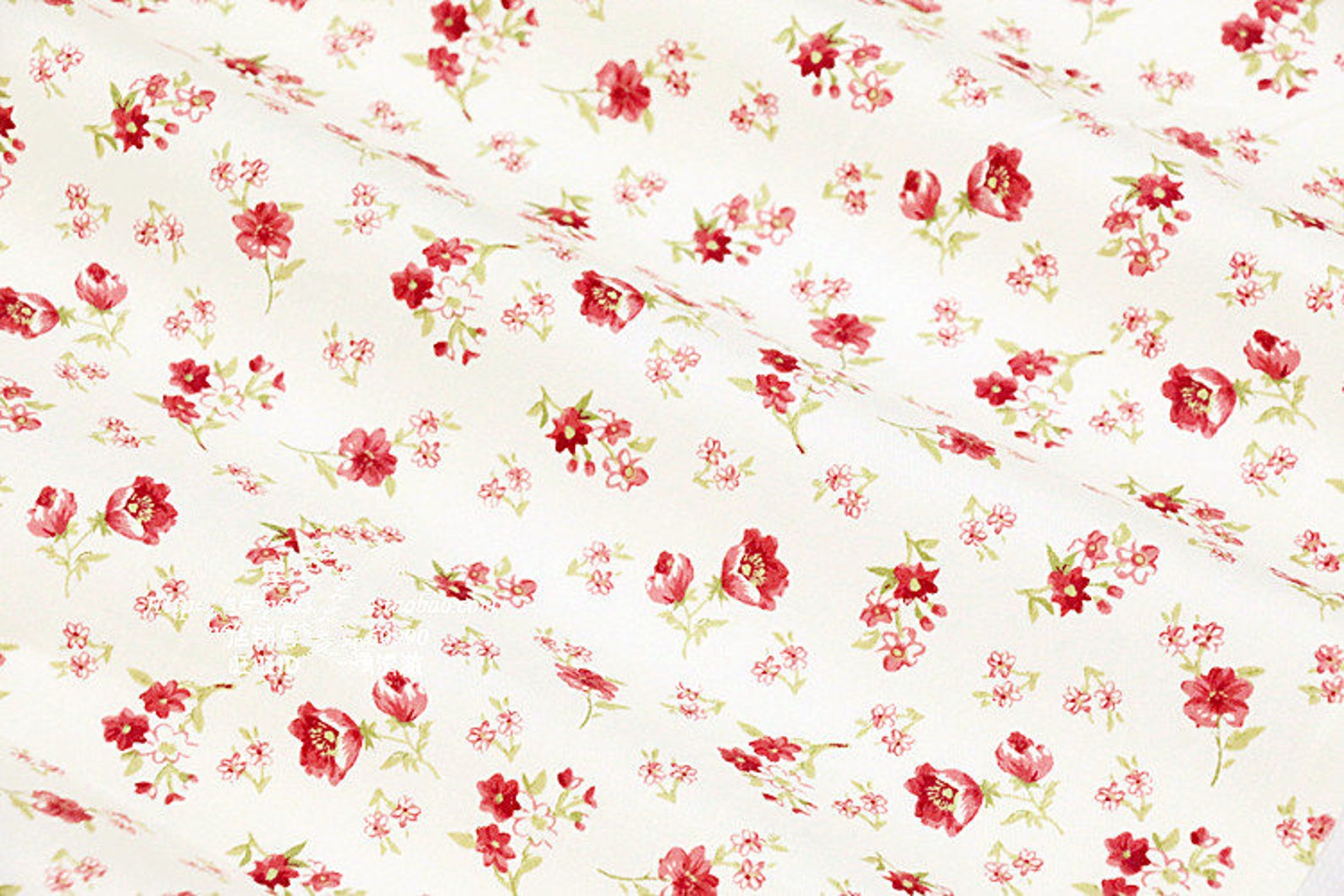 Large Flower Cotton Fabric Peony Florals Cotton Fabric for - Etsy