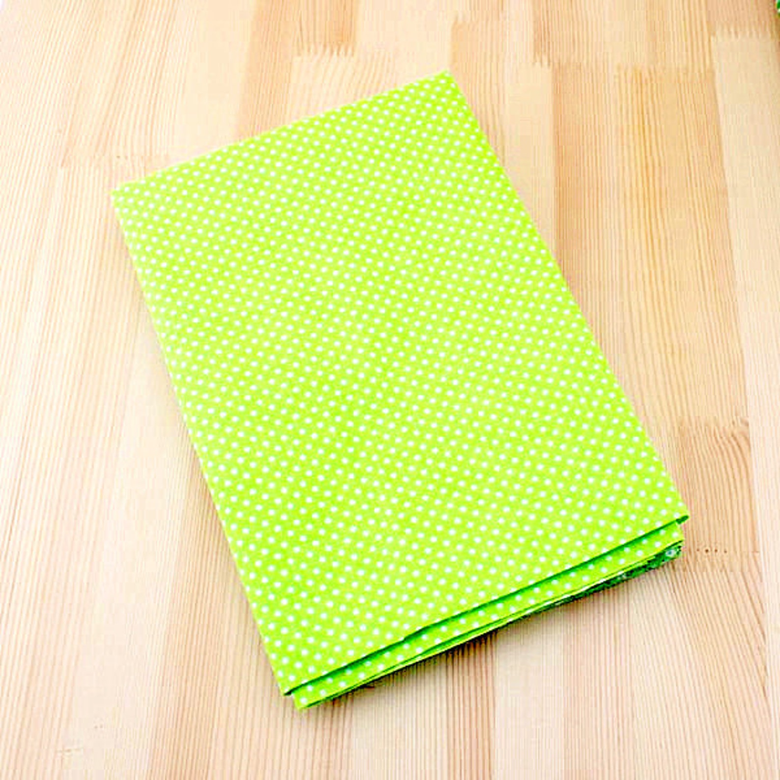 Spring Green Fabric Green Bundle Flowers Fabric Cotton Fabric | Etsy